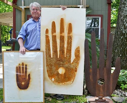 Brian Kirk’s Rust Prints – The Art League